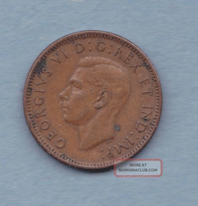 1942 Canada One Cent George Vi Extra Fine 1942 Canada One Cent George Vi Extra Fine