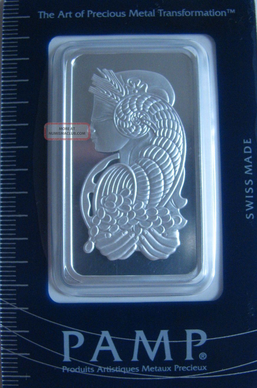 1 Oz Pamp Suisse Lady Fortuna Silver Bar 1 Oz Pamp Suisse Lady Fortuna Silver Bar