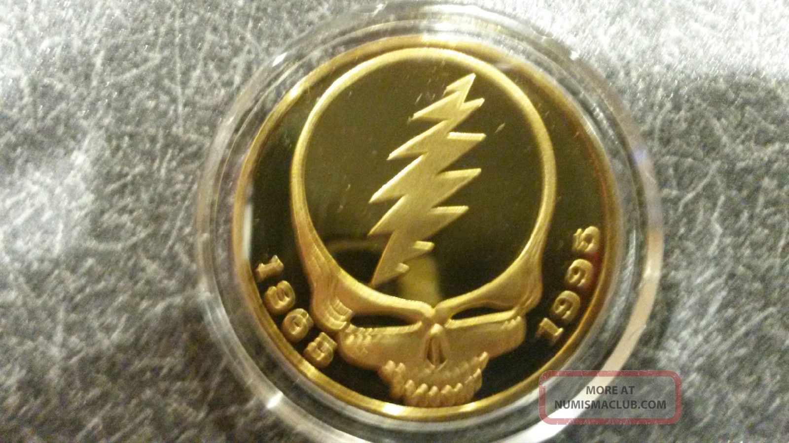 Grateful Dead Gold Coin 16 & 17 (2of 100). 9999 Fine Gold 1oz Each Grateful Dead Gold Coin 16 & 17 (2of 100). 9999 Fine Gold 1oz Each