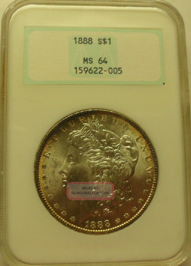 1888 Morgan Dollar Ngc Ms 64