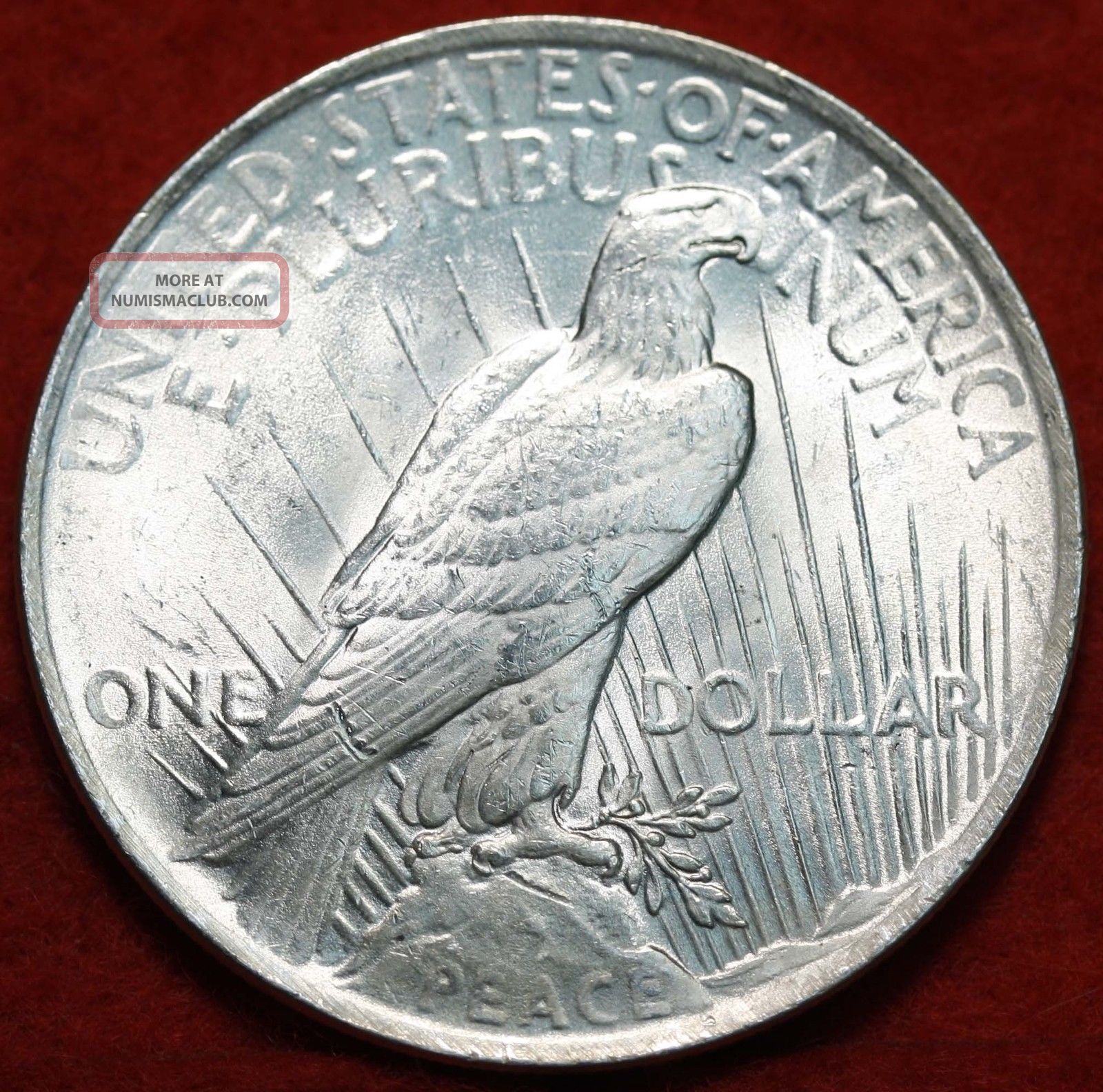 Uncirculated 1922 Silver Peace Dollar