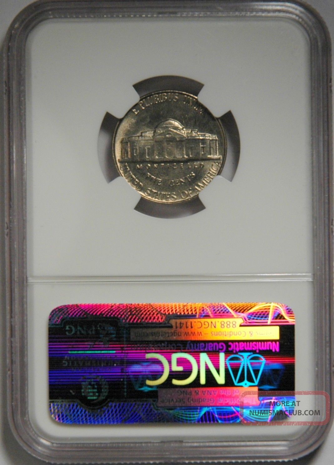 Jefferson Nickel Ngc Ms Fs Full Steps