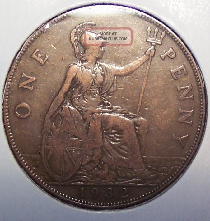 1932 Great Britain Penny 1932 Great Britain Penny