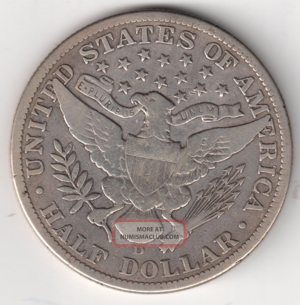 1912 D 50c Barber Half Dollar 90 Silver