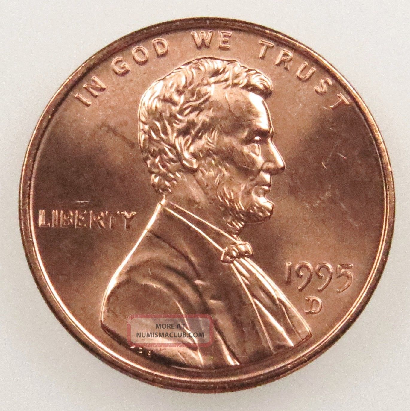 1995 D Uncirculated Lincoln Memorial Cent Penny b02 1995 D Uncirculated Lincoln Memorial Cent Penny b02