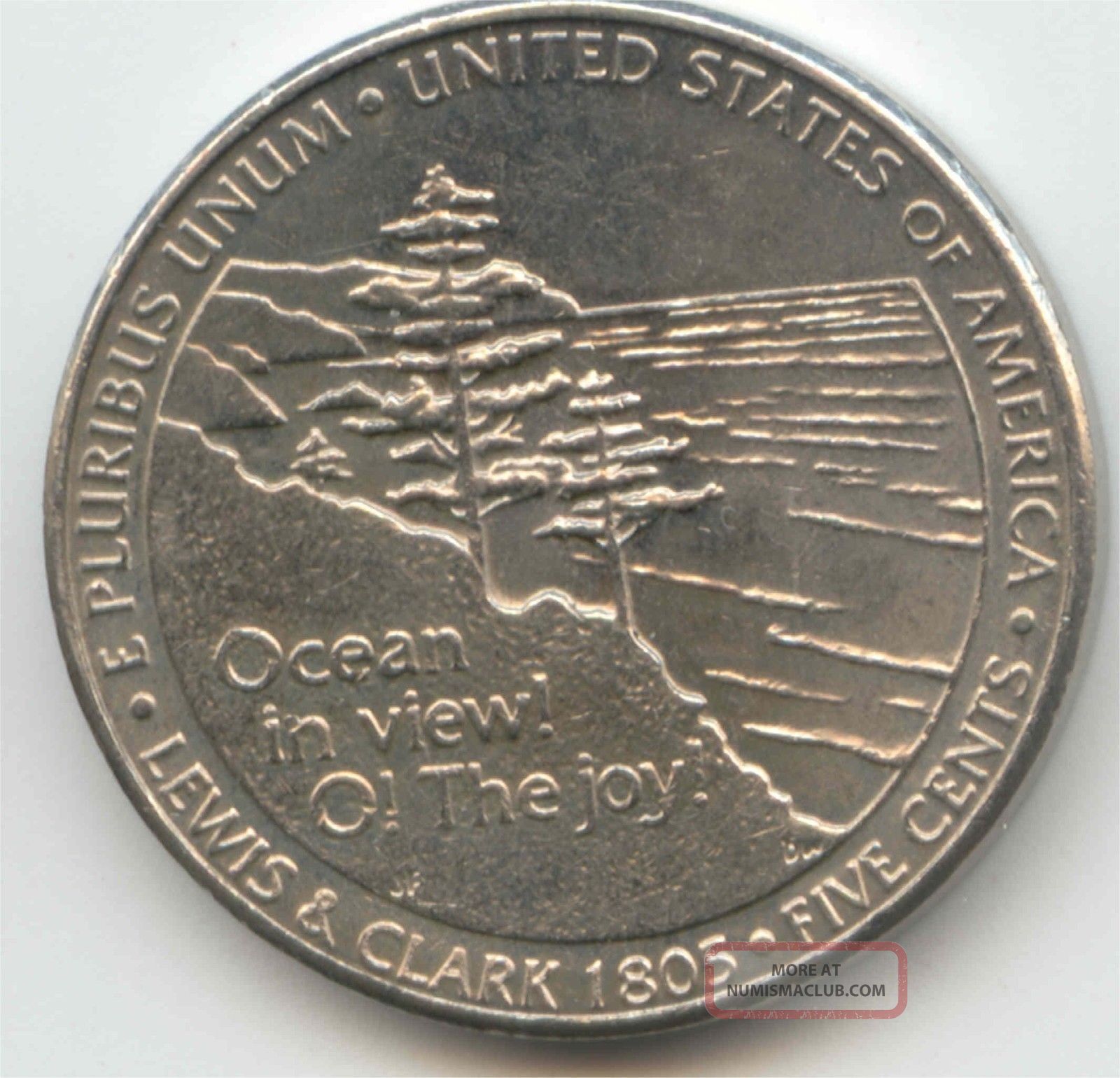 Usa 2005d American Nickel Five Cent Piece 5c 5 Cents Jefferson 2005 D Usa 2005d American Nickel Five Cent Piece 5c 5 Cents Jefferson 2005 D