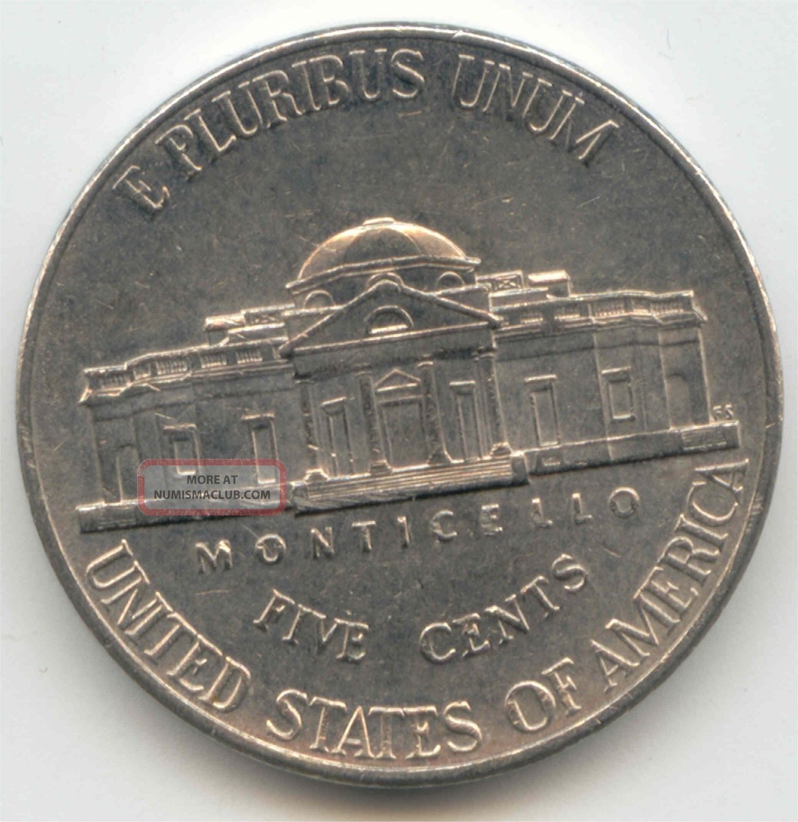 Usa 2008d American Nickel Five Cent Piece 5c 5 Cents Jefferson 2008 D