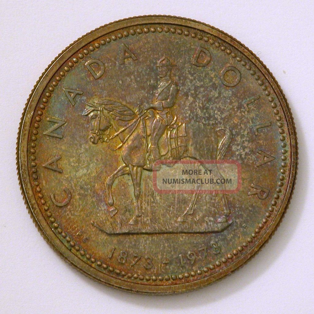 1973 Canadian Dollar Beautifully Toned Uncirculated 1973 Canadian Dollar Beautifully Toned Uncirculated