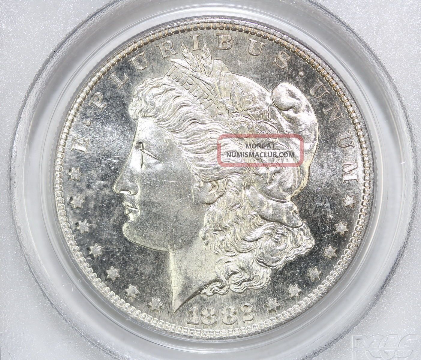 1882 S Morgan Silver Dollar Ms 64 Pcgs (6720) 1882 S Morgan Silver Dollar Ms 64 Pcgs (6720)