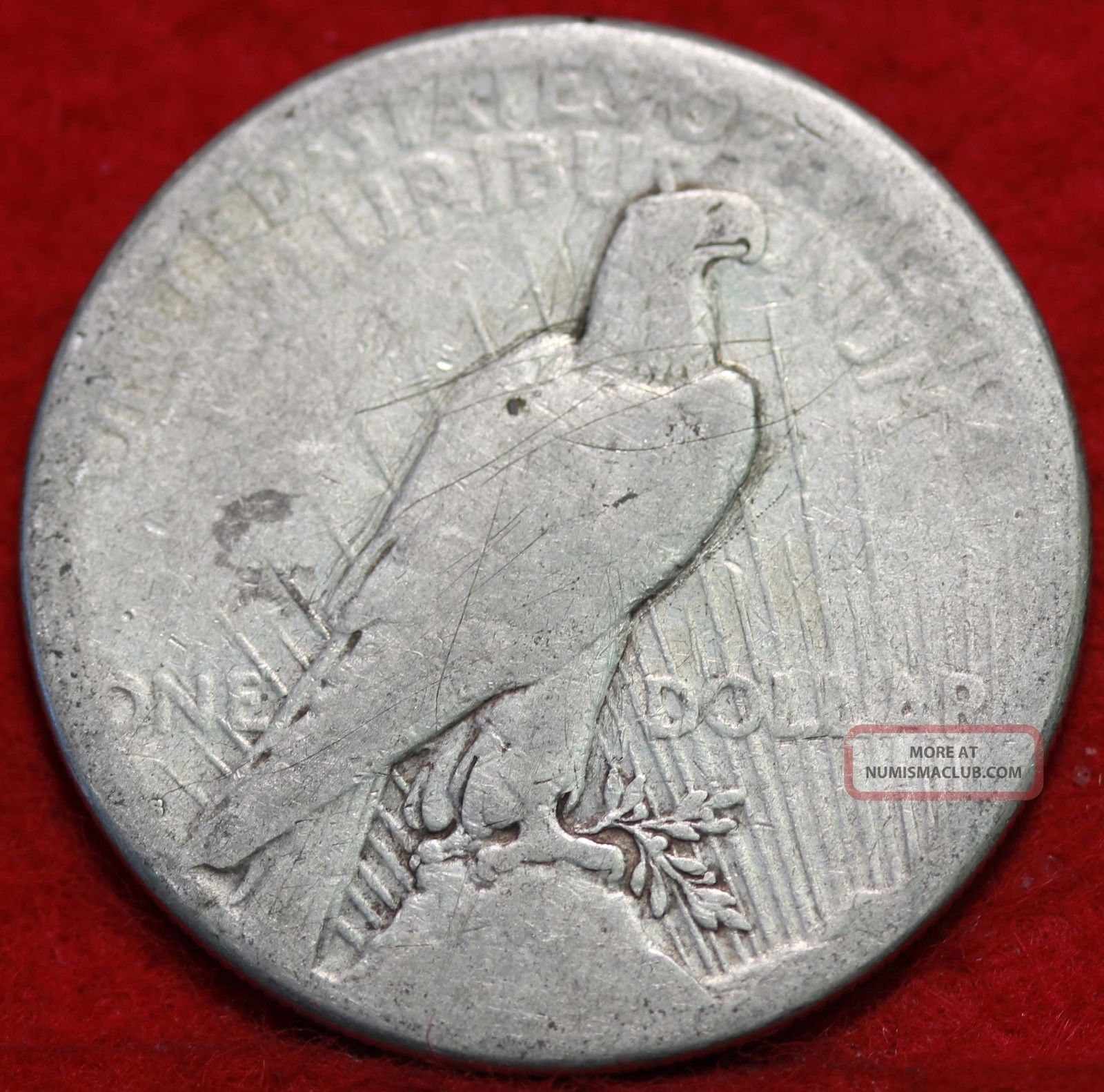 1922 S Silver Peace Dollar