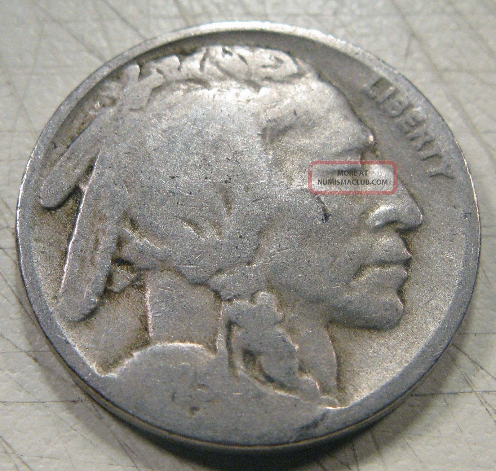 1925 Buffalo Nickel In