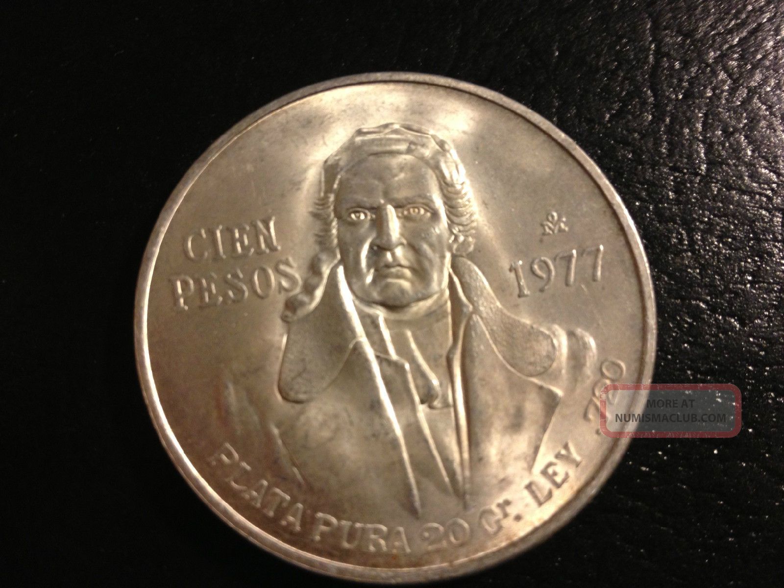 1977 Bu Cien Pesos Estados Unidos Mexicanos 27 9 Grams 720 Silver Coin