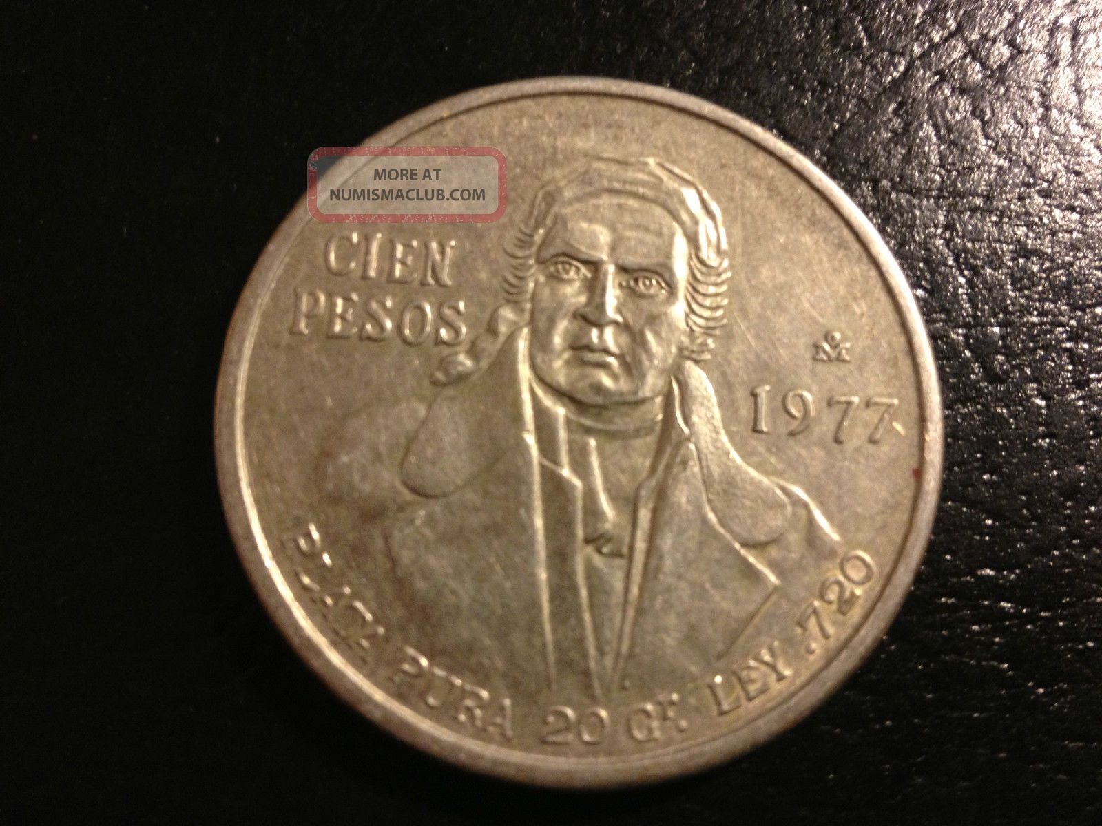 1977 Cien Pesos Estados Unidos Mexicanos 27 9 Grams Total 720 Silver Coin