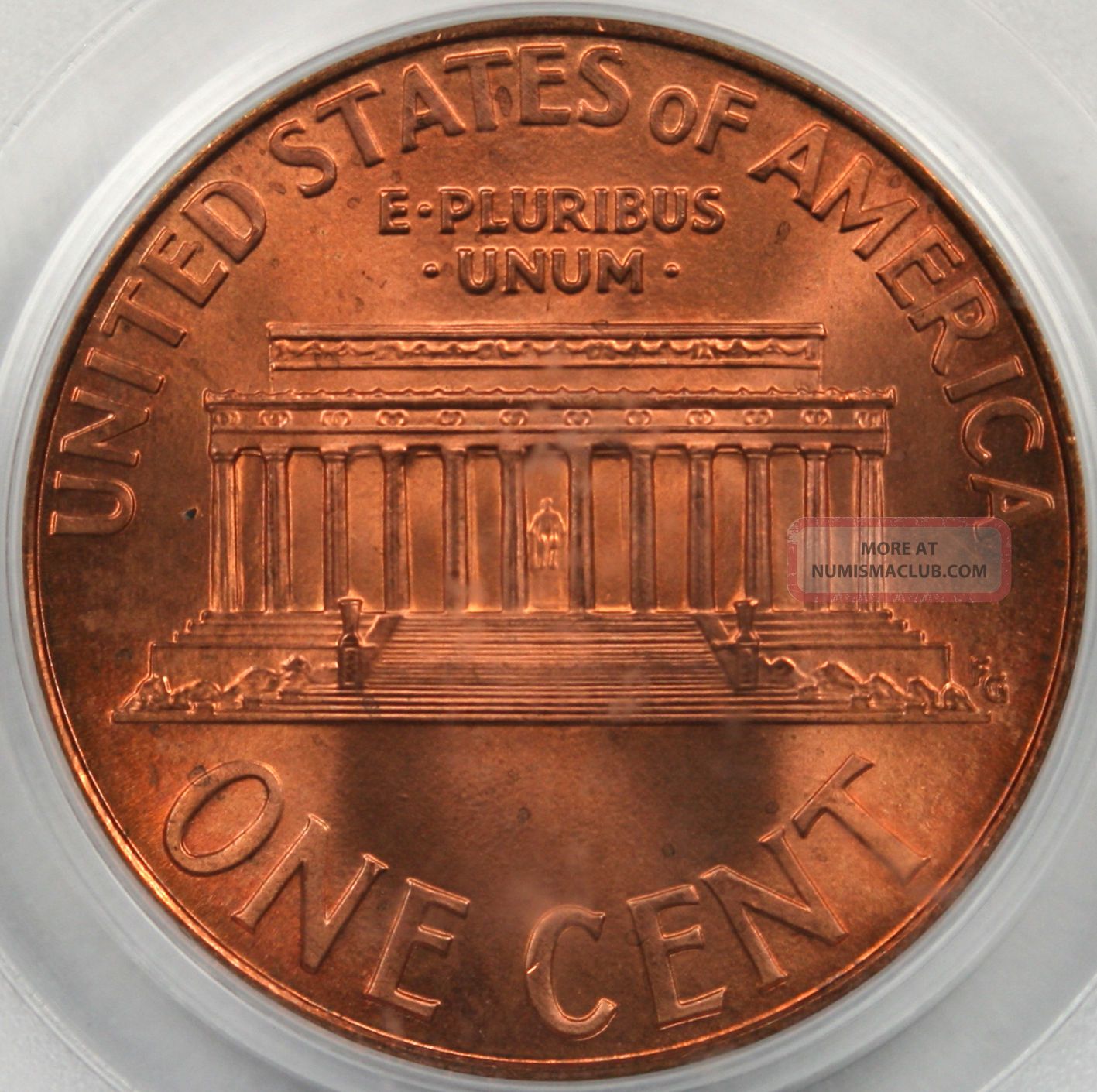 1997 Lincoln Memorial Cent 1c Double Ear Fs 101 Pcgs Ms65 Rd 1997 Lincoln Memorial Cent 1c Double Ear Fs 101 Pcgs Ms65 Rd