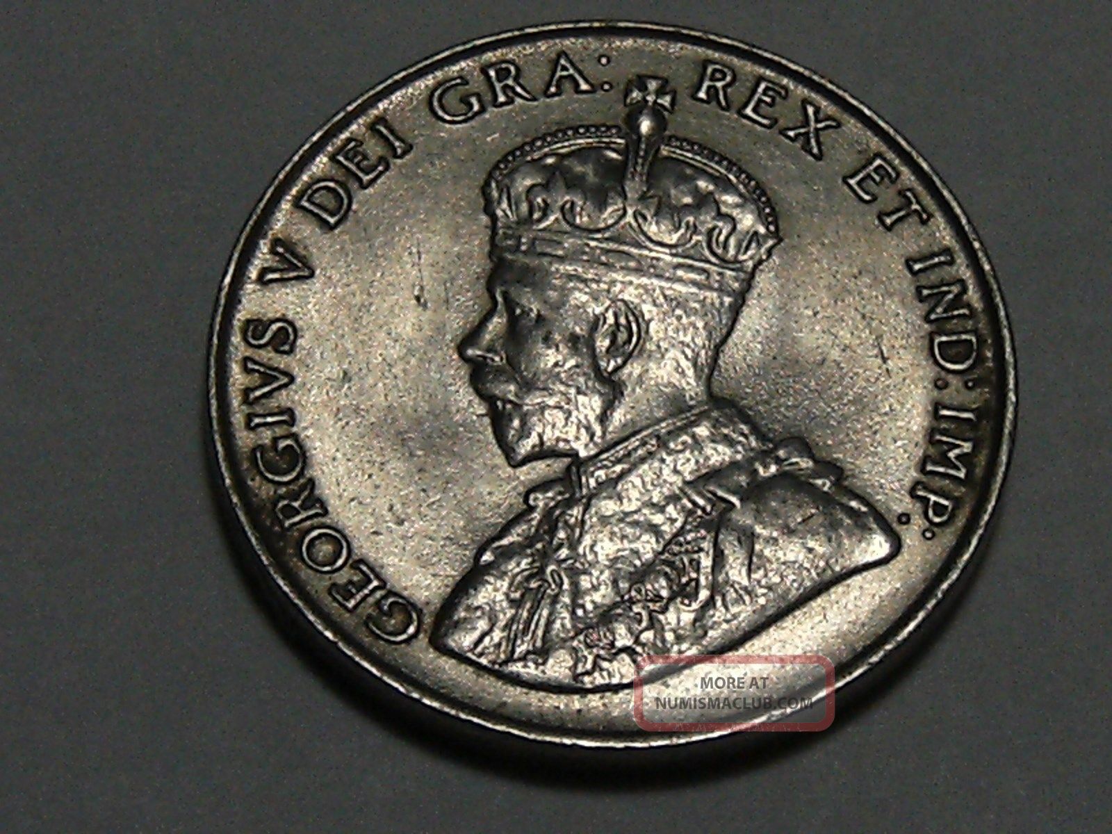 1922 Canadian Nickel au Bu 6895a 1922 Canadian Nickel au Bu 6895a
