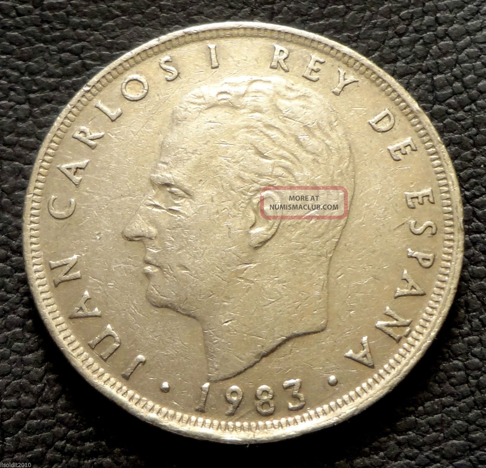 Spain Spanish 1983 M 25 Pesetas Juan Carlos I Large Copper Nickel Coin