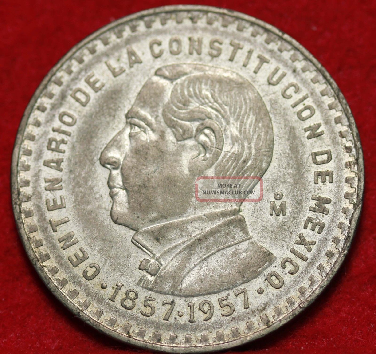 1957 Mexico Silver Un Peso Foreign Coin S h 1957-mexico-silver-un-peso-foreign-coin-s-h
