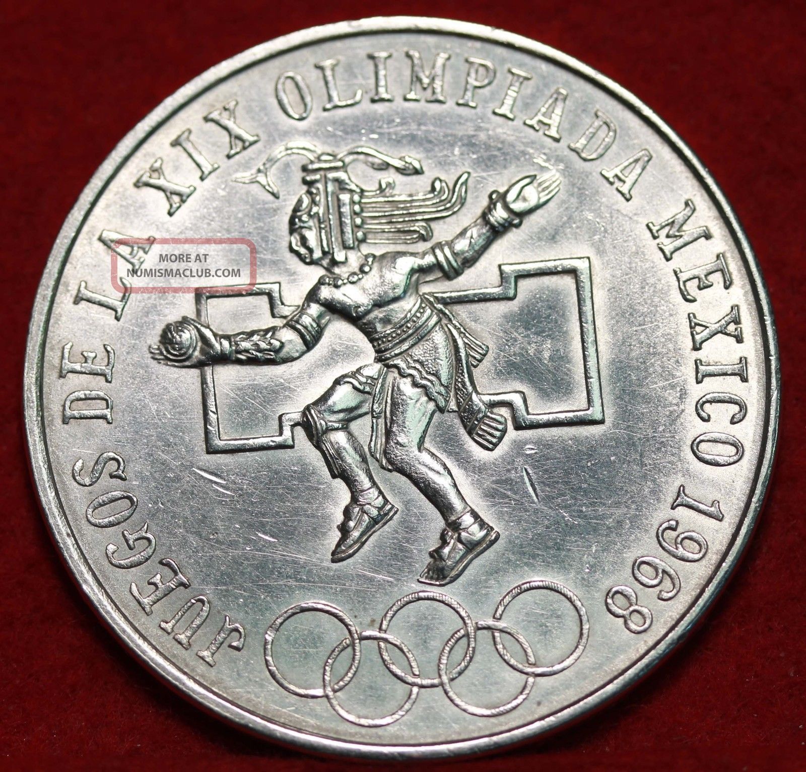 1968 Mexico 25 Pesos Silver Foreign Coin S/h 1968 Mexico 25 Pesos Silver Foreign Coin S/h