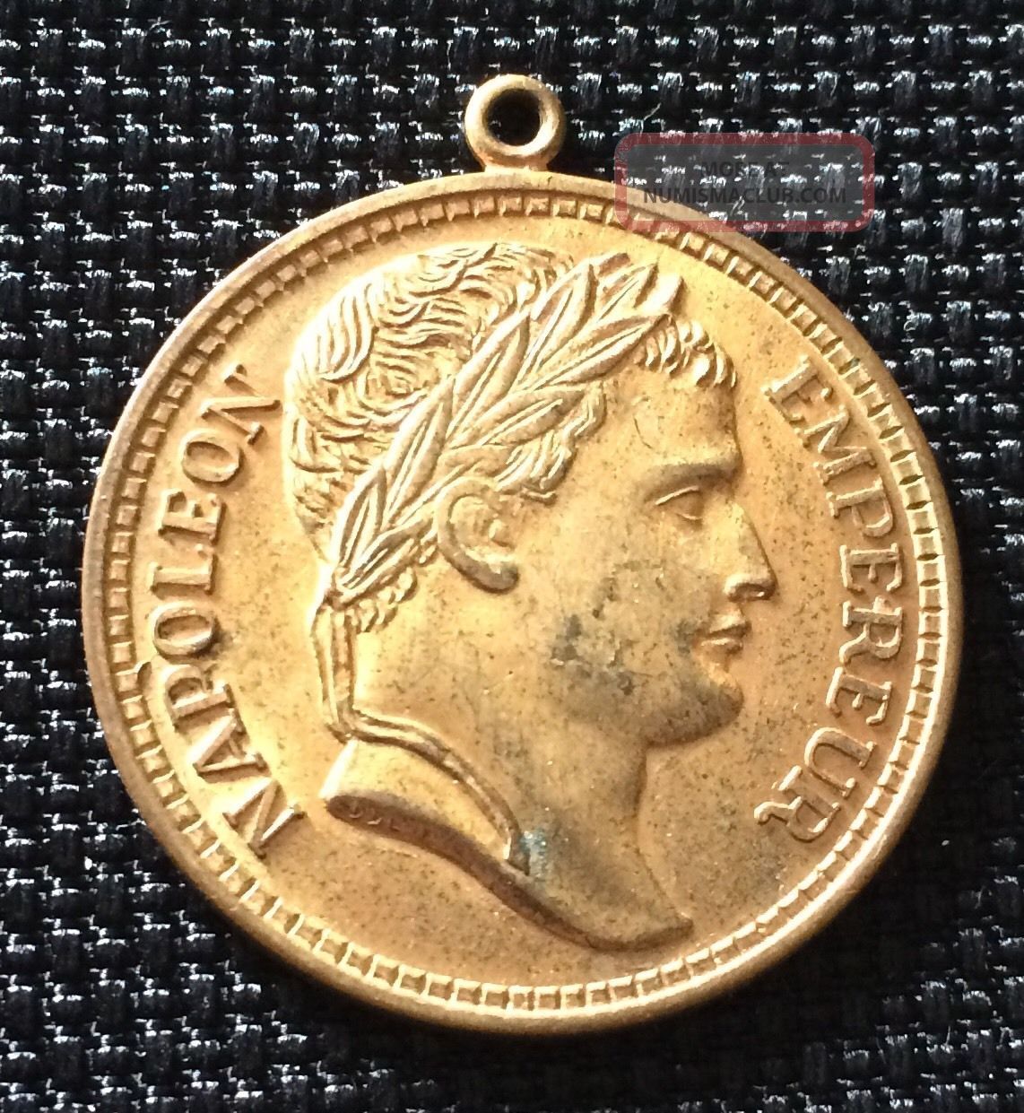Napoleon Empereur Fob Token Coin Medal Napoleon Empereur Fob Token Coin Medal