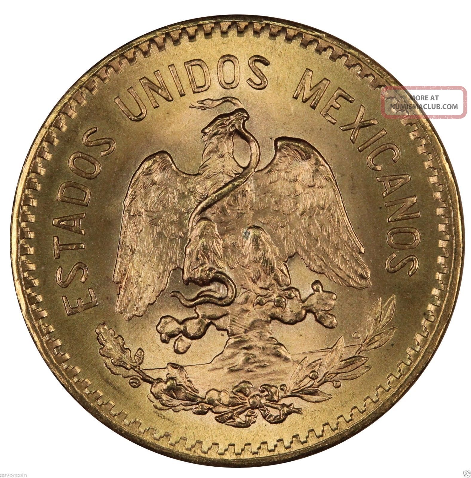 1959 Mexican M Diez 10 Ten Pesos Fine Gold Coin 1959 Mexican M Diez 10 Ten Pesos Fine Gold Coin