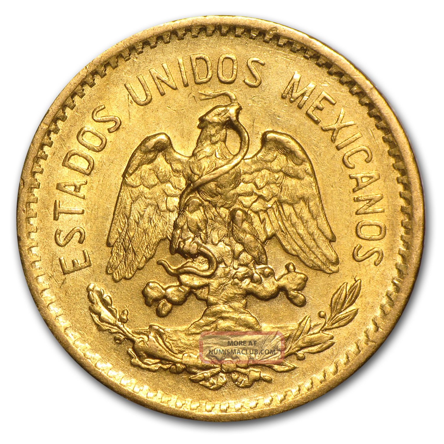 1907 Mexican 5 Pesos Gold Coin Extra Fine Sku 85496 1907 Mexican 5 Pesos Gold Coin Extra Fine Sku 85496