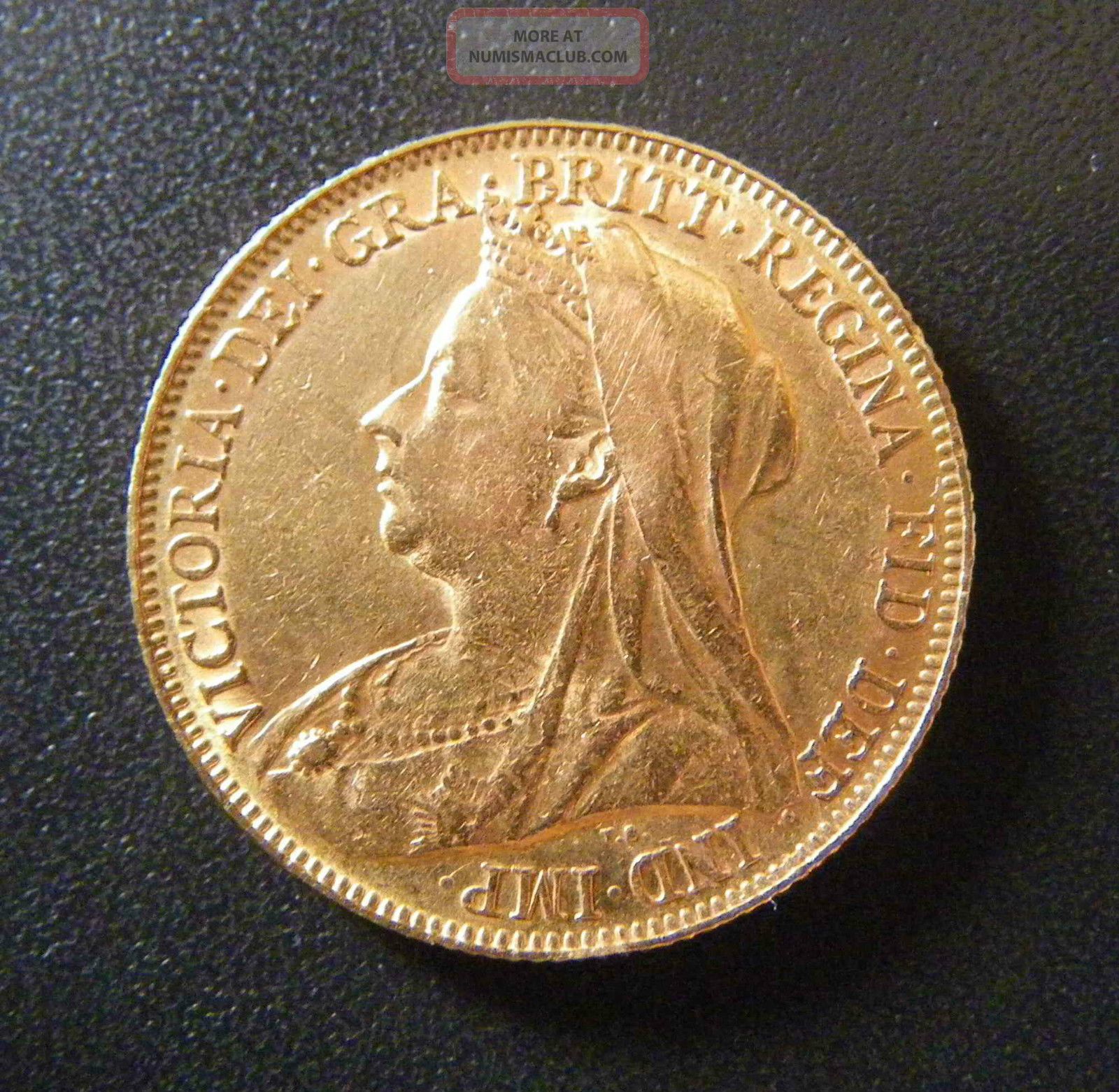 United Kingdom Full Gold Sovereign, Queen Victoria 1900 United Kingdom Full Gold Sovereign, Queen Victoria 1900