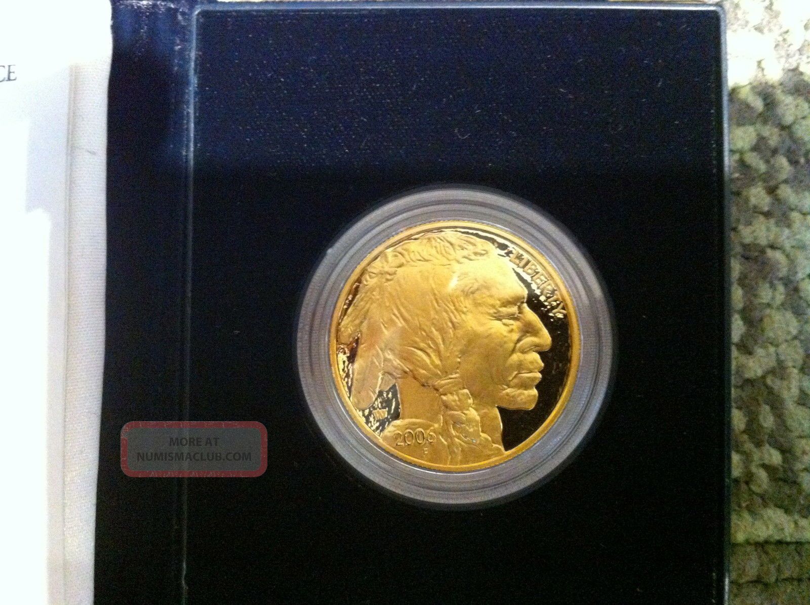 2006 W 1 Oz Proof Gold Buffalo W Box