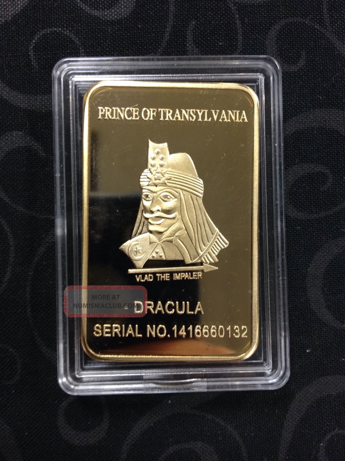 The Castle Dracula Prince Of Transyl Vania One Troy Ounce 999 Fine