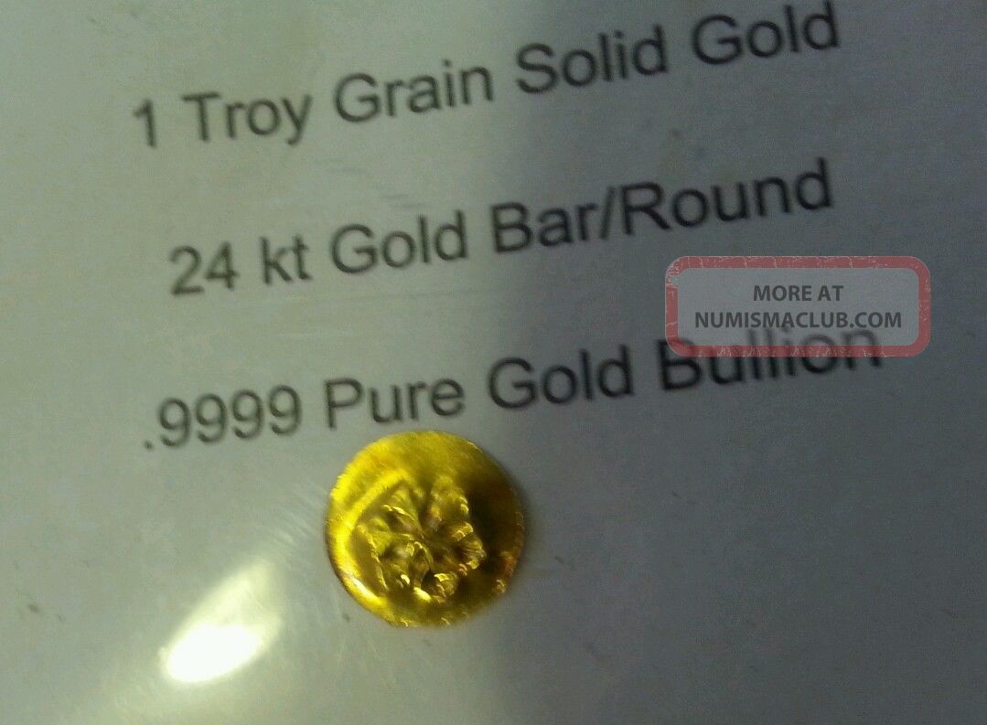 1 Troy Grain Solid 24kt Gold Bar round 1-troy-grain-solid-24kt-gold-bar-round