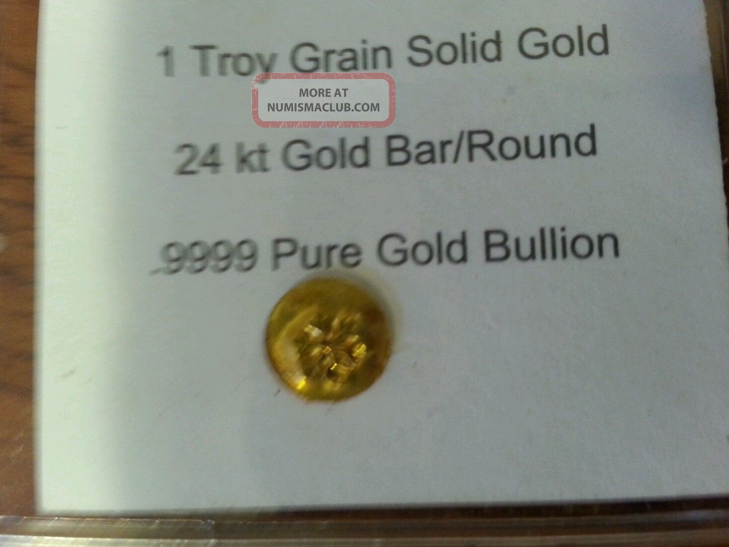 1 Troy Grain Solid 24kt Gold Bar round 1-troy-grain-solid-24kt-gold-bar-round