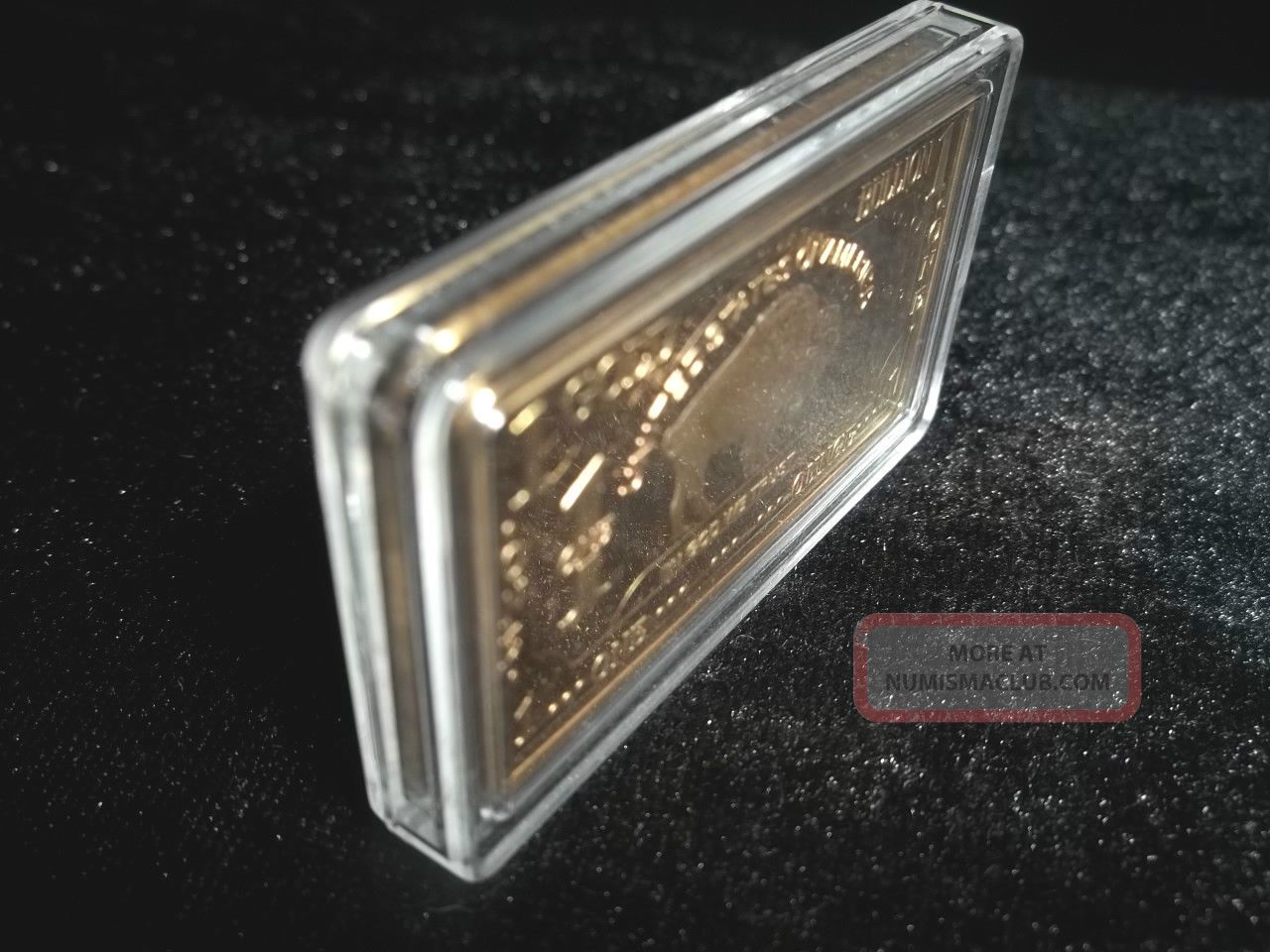 Gold Bar 1 Troy Oz Buffalo 100 Mills 999 Fine Gold Clad Bullion In Case gold-bar-1-troy-oz-buffalo-100-mills-999-fine-gold-clad-bullion-in-case