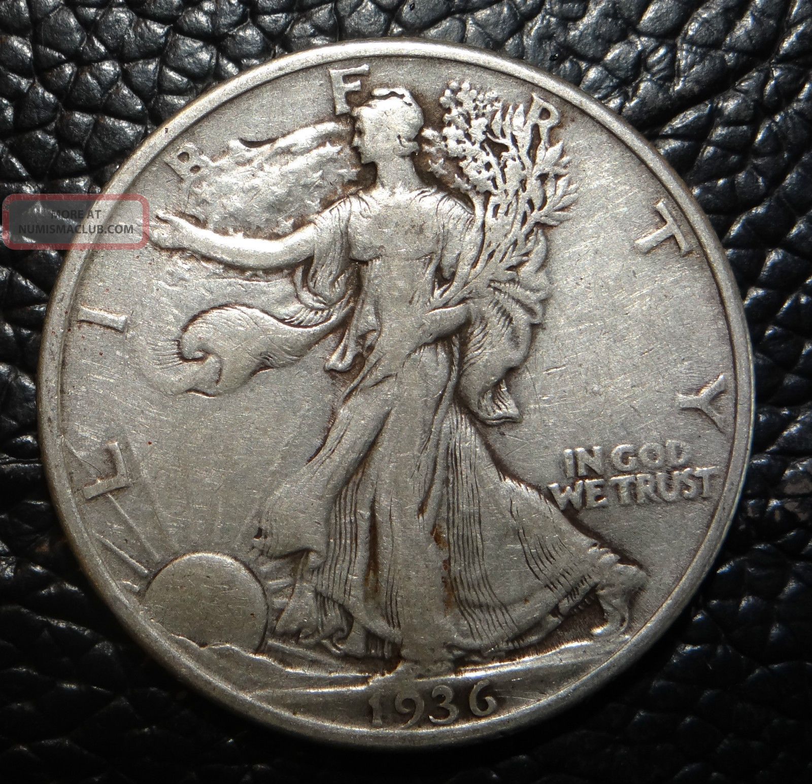 1936 P Walking Liberty Silver Half Dollar