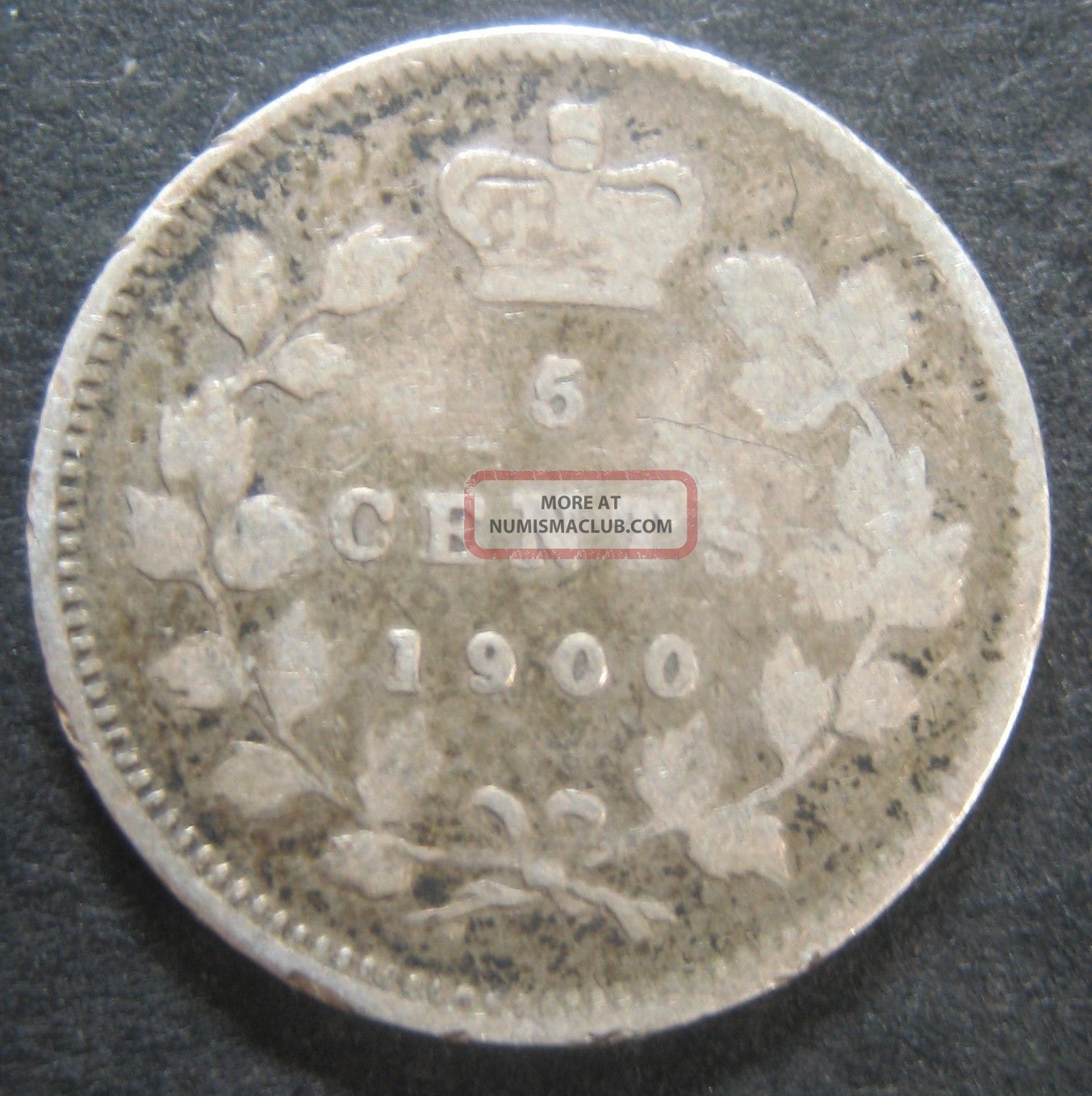 1900 Canada 5 Cents Silver Coin Queen Victoria Oval 0 1900 Canada 5 Cents Silver Coin Queen Victoria Oval 0