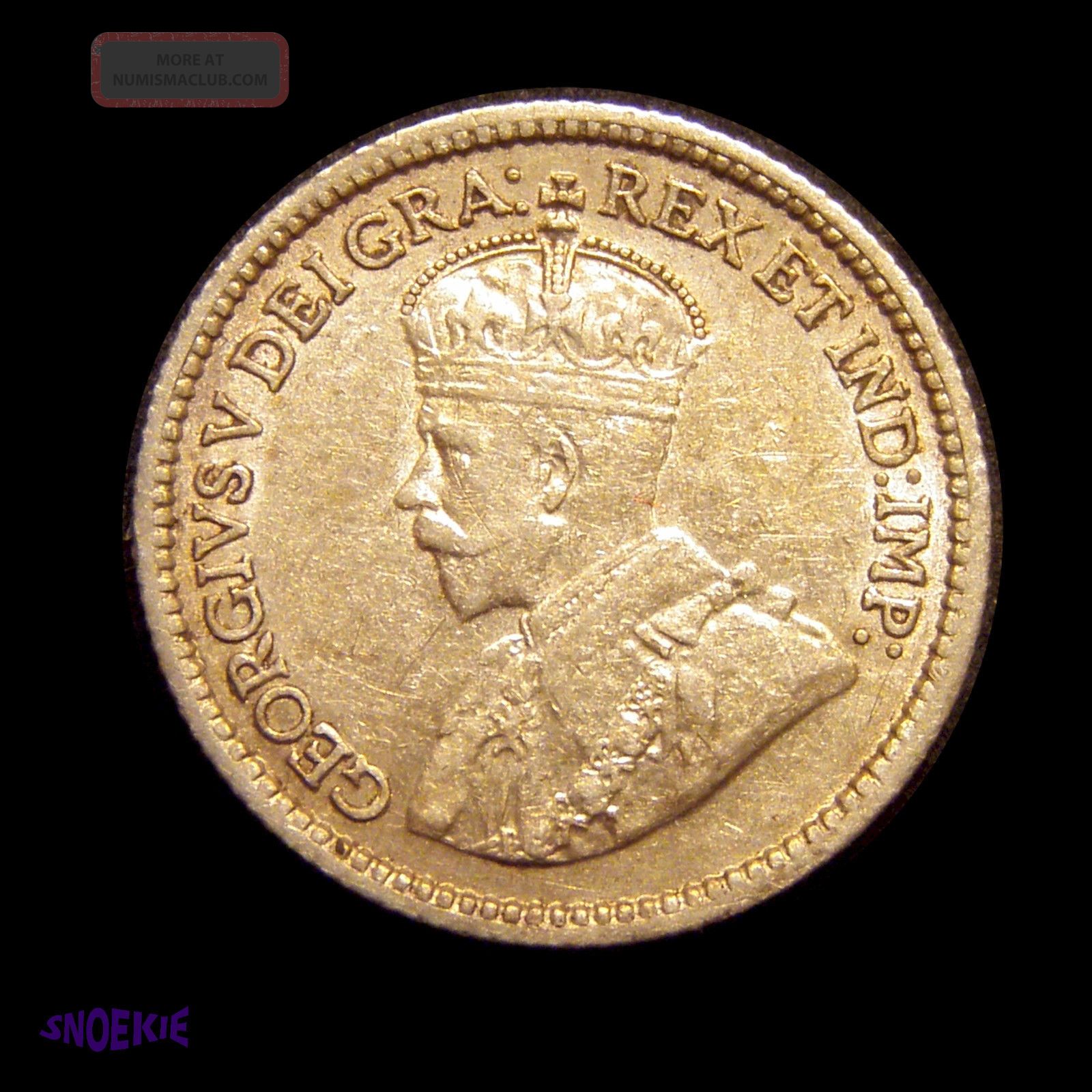 1912 Cda Silver 5 Cent Coin george V Vf Gorgeous Champagne Toning 1912 Cda Silver 5 Cent Coin george V Vf Gorgeous Champagne Toning
