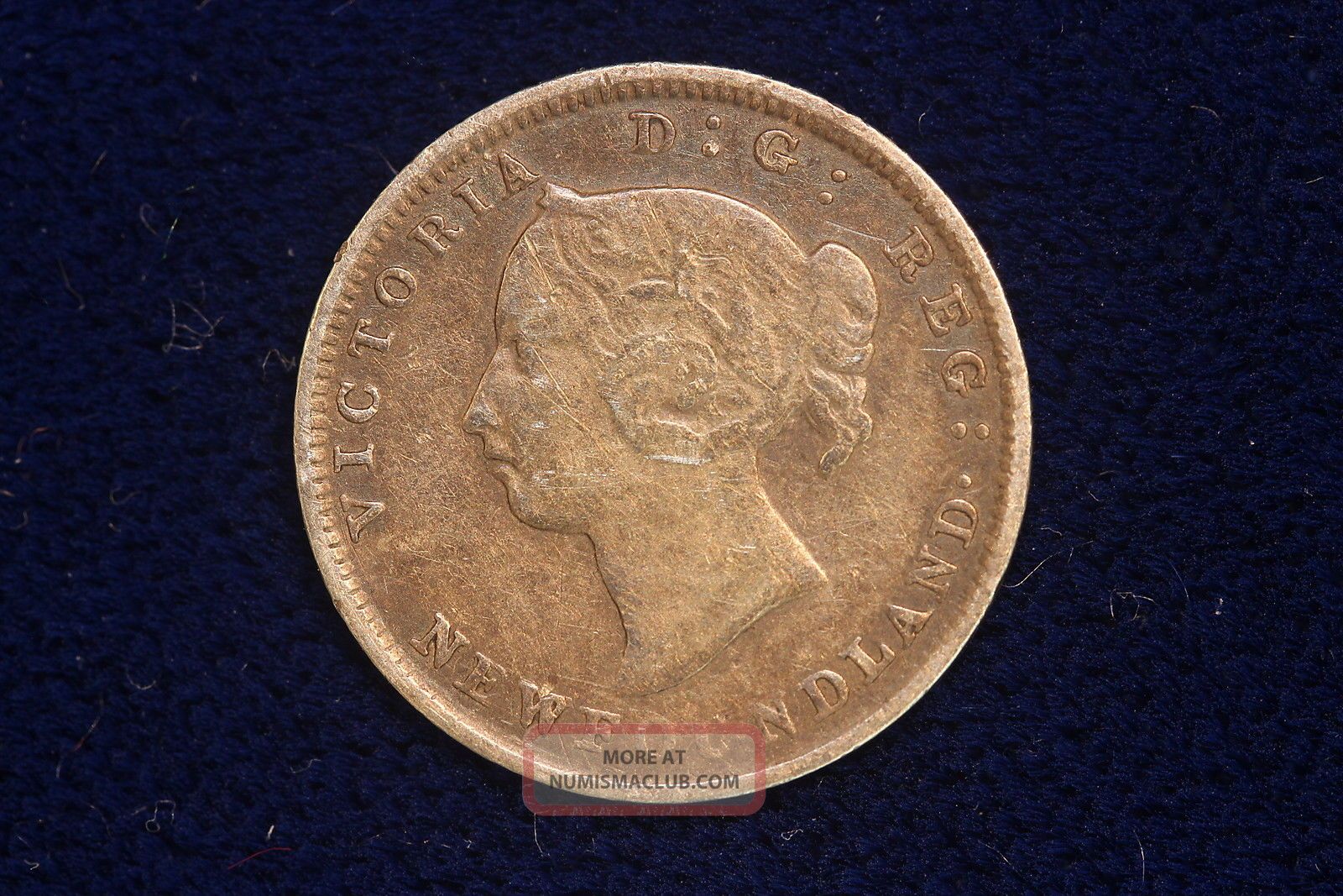 1890 Newfoundland 5 Cents Filler 1890 Newfoundland 5 Cents Filler