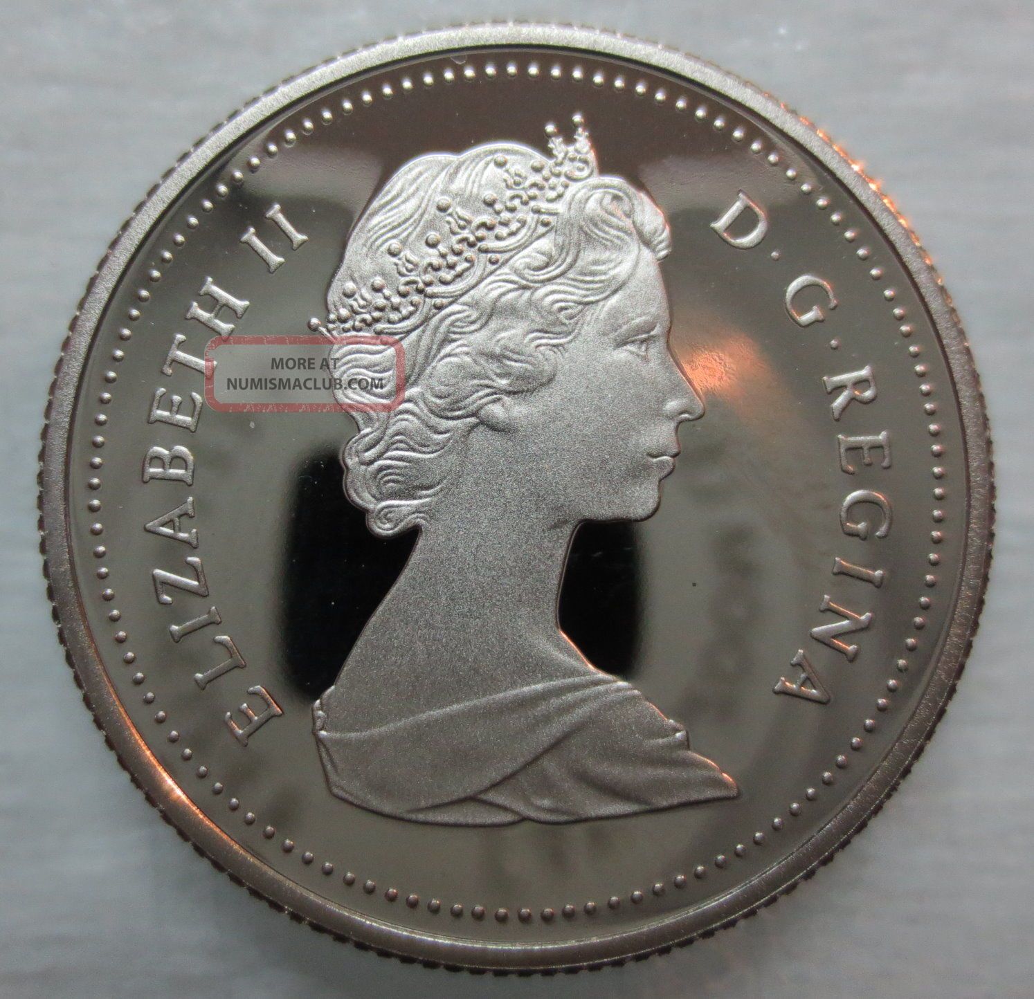 1989 Canada 25 Cents Proof Quarter Coin