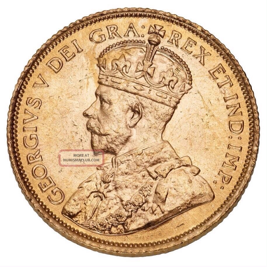 1912 5 Canada King George V Gold Coin au50 1912-5-canada-king-george-v-gold-coin-au50