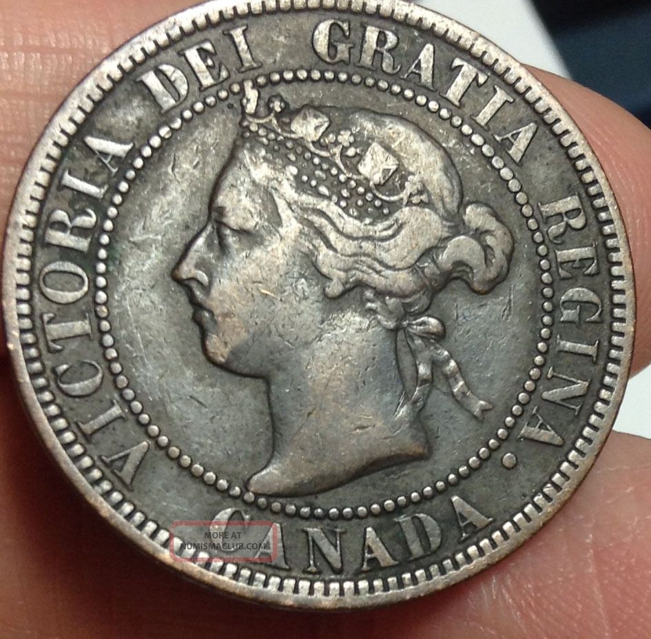 Canada Large Cent 1900 No H Variety Canada Large Cent 1900 No H Variety