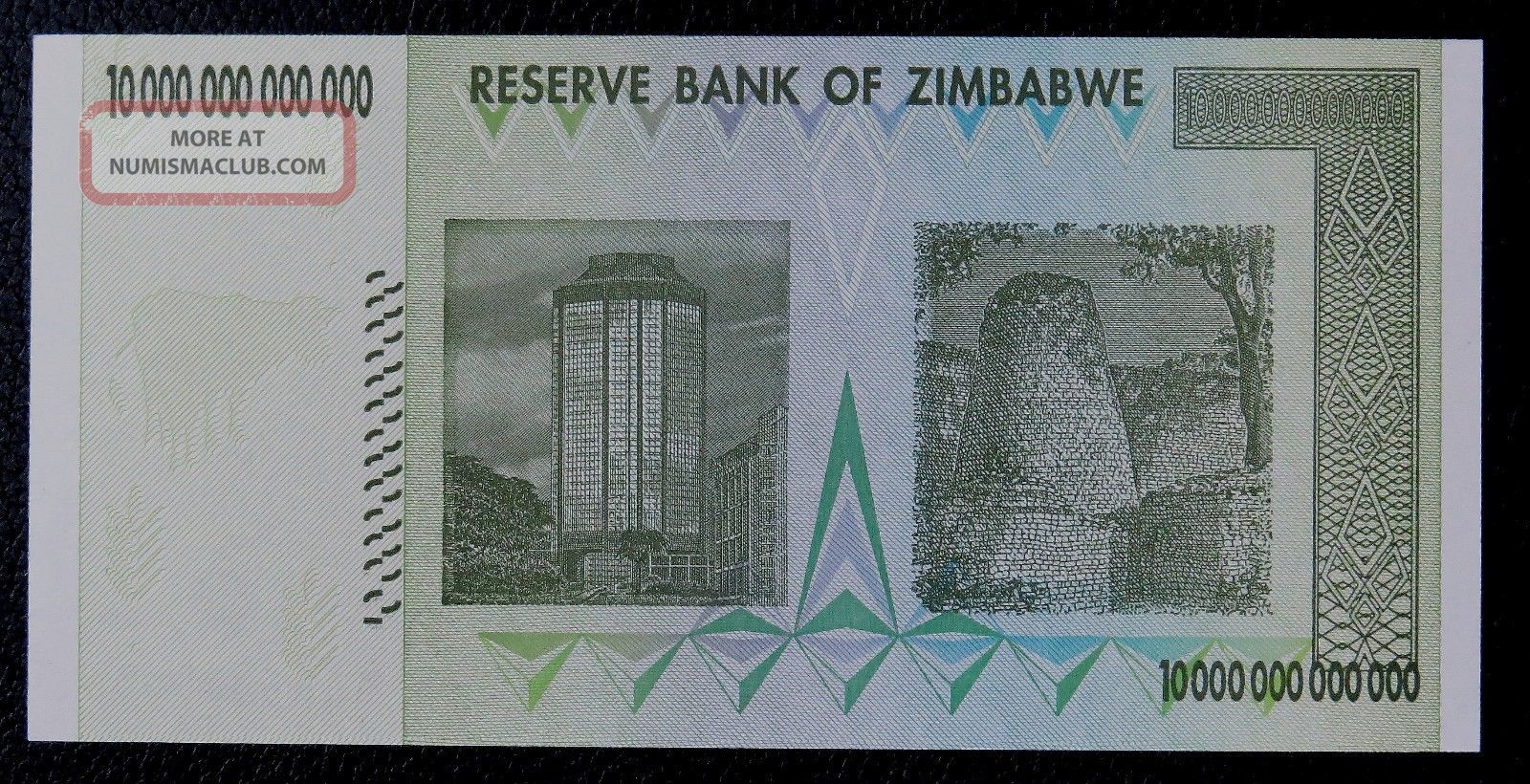 Zimbabwe 10 Trillion Dollar Bill 2008 High Inflation Banknote Uncirculated Zimbabwe 10 Trillion Dollar Bill 2008 High Inflation Banknote Uncirculated