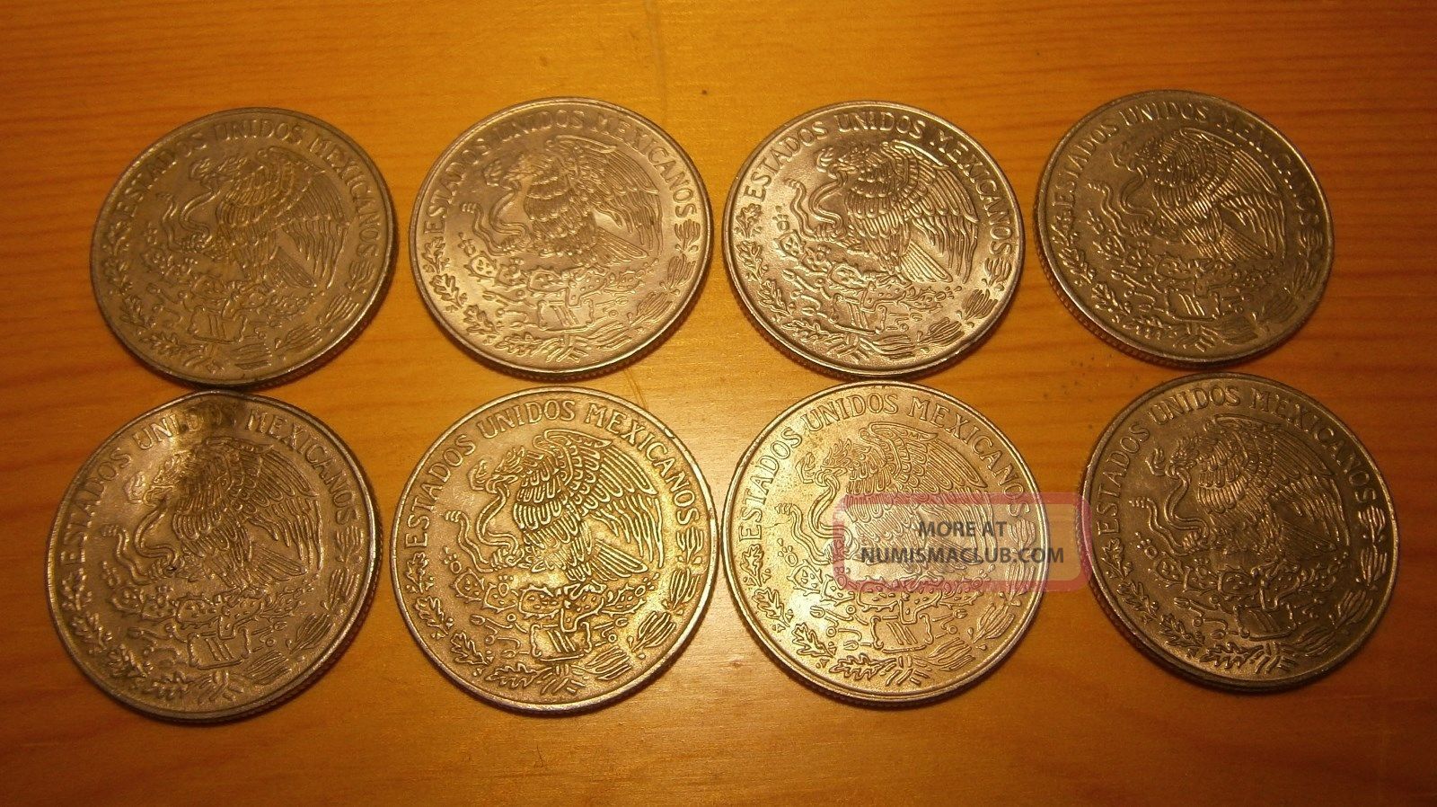 8 Coin Un Peso Mexico 7 1981 Open 8 1 1980 Open 8 All