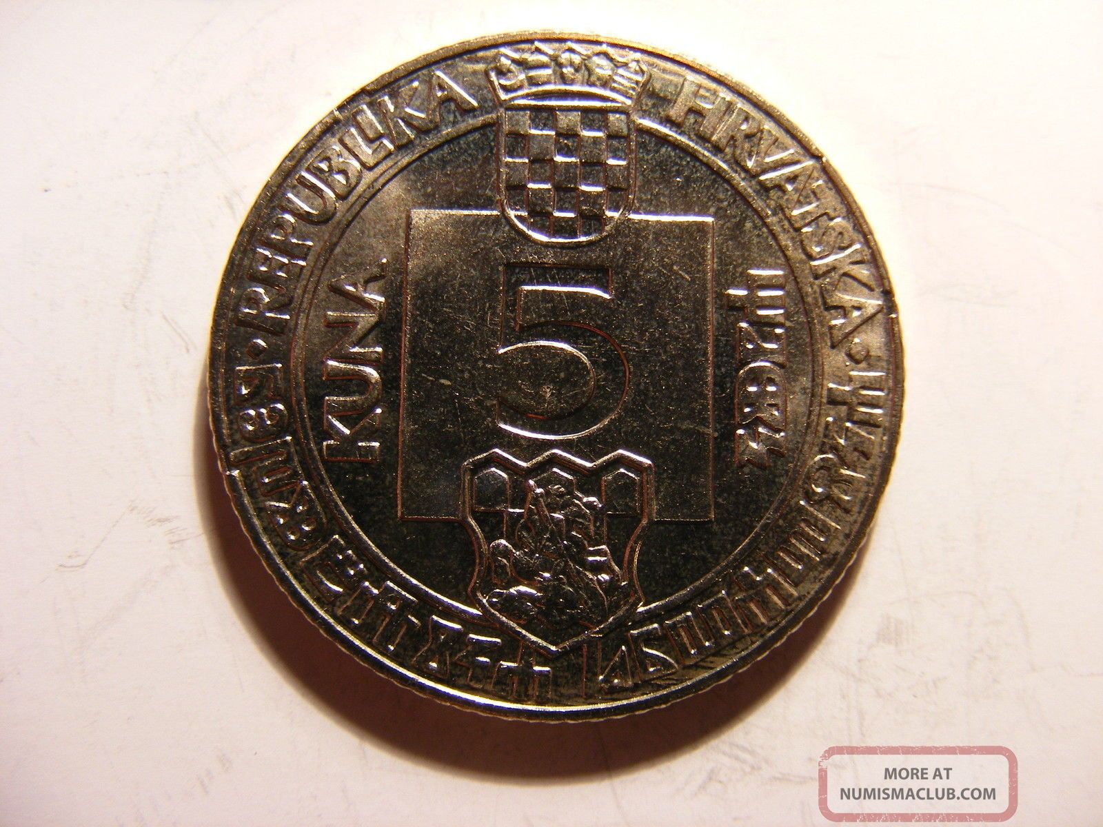 Croatia 5 Kuna 1994 Uncirculated