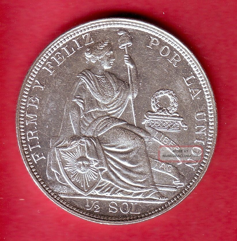 R Peru 1 2 Sol 1915 Aunc Details