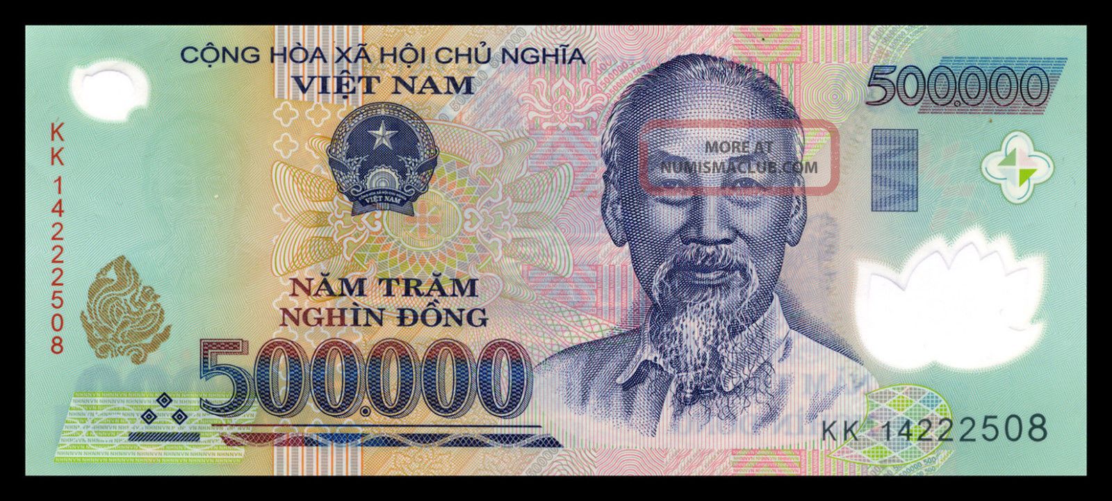 5 Million Vietnam Dong Usa Seller 10 X 500 000 500000 Circ