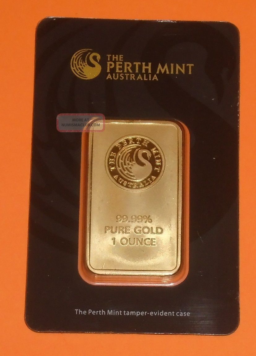 Perth 1 Oz 24 Karat Gold Bar