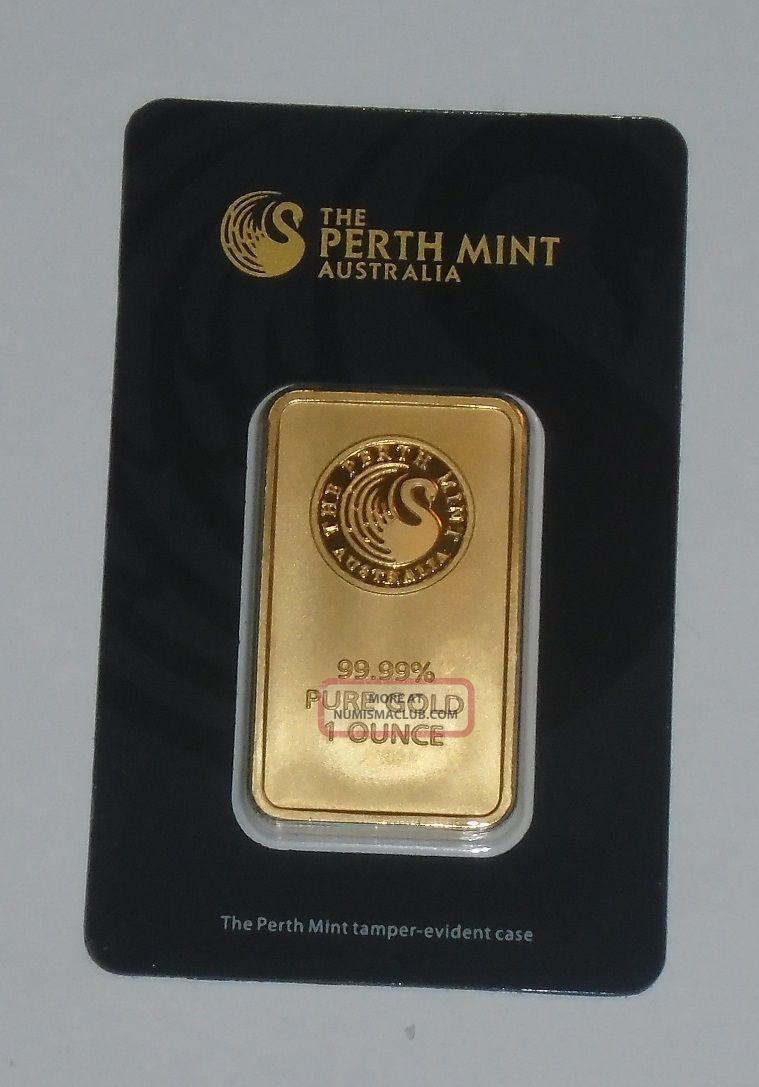 Perth 1 Oz 24 Karat Gold Bar