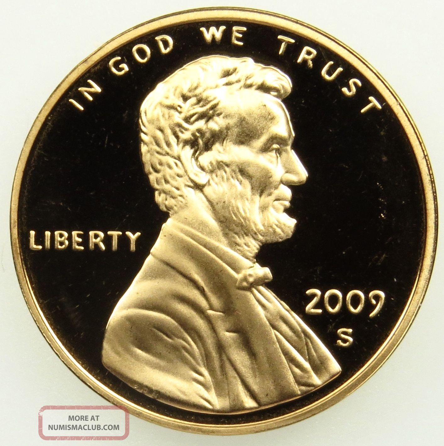 2009 S Deep Cameo Proof Lincoln Presidency Cent Penny b05 