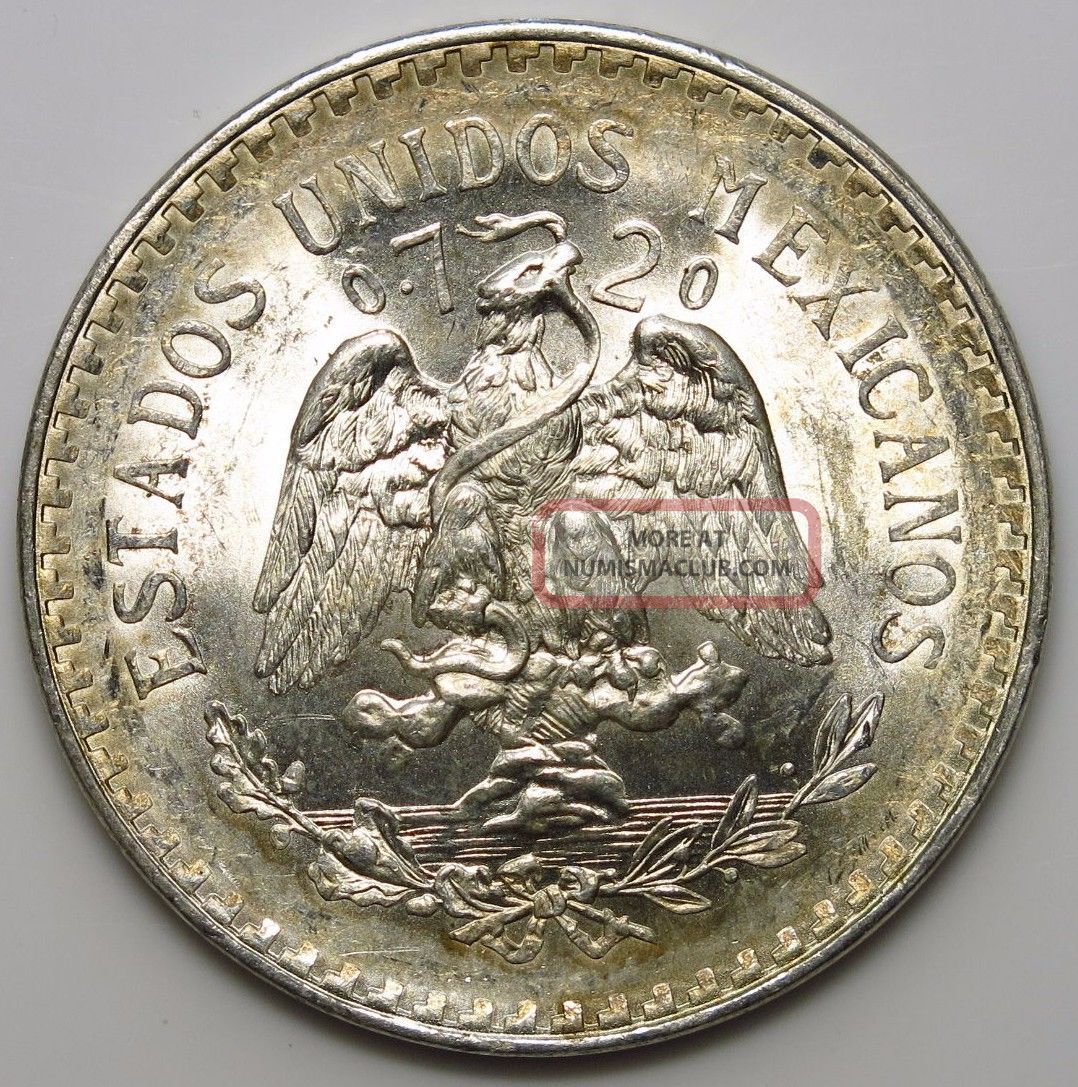 1944 Mexico Peso Silver Coin 1944 Mexico Peso Silver Coin