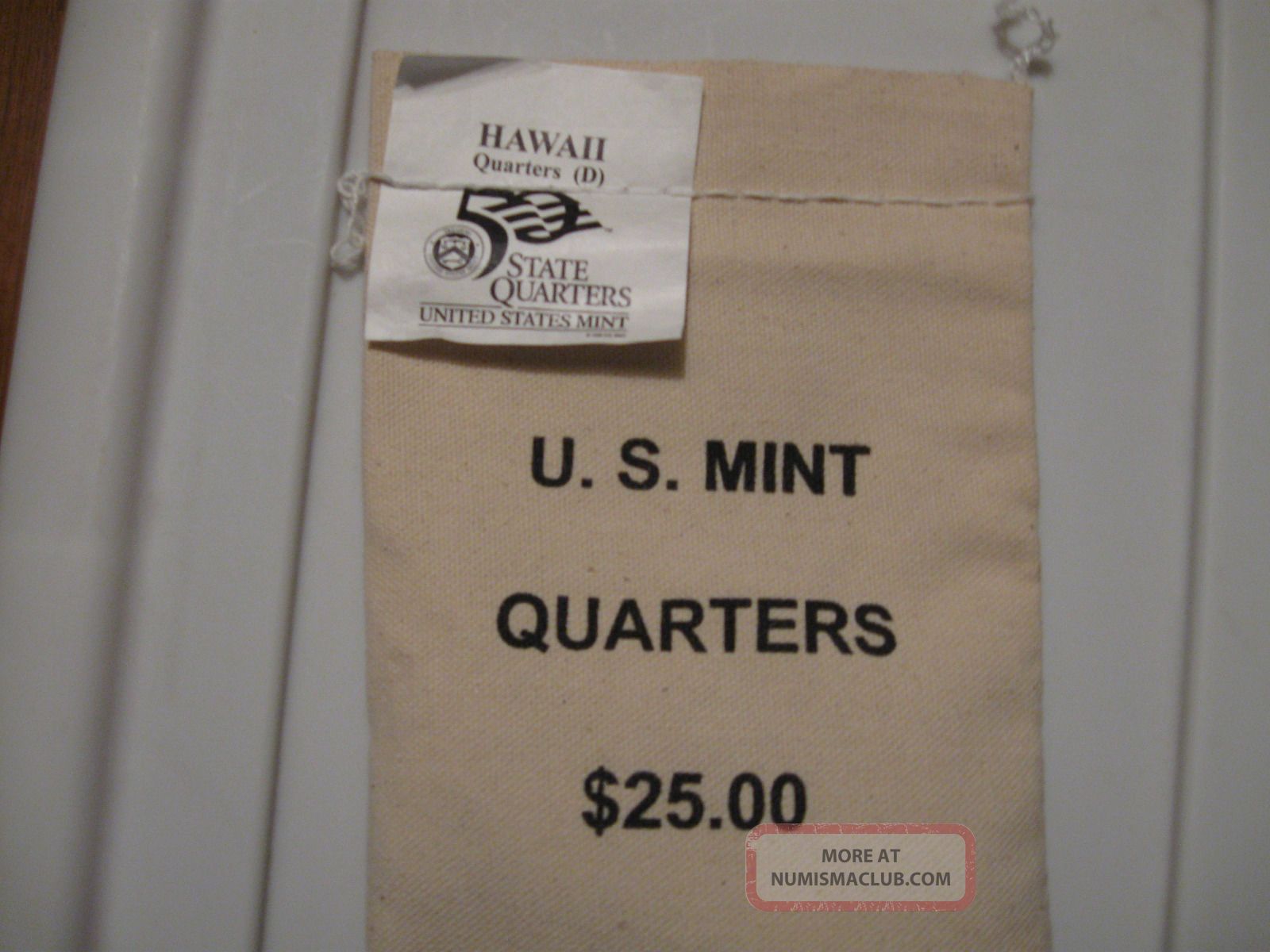 (1) $25. 00 Us Bag Of 2008 State Quarters - Unopened/uncirculated