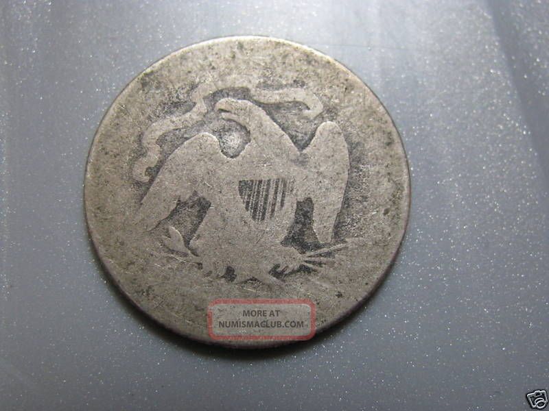 1877 Liberty Seated Quarter Dollar U. S. Coin Ag