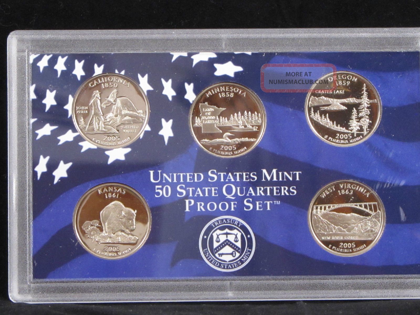 2005 - S 25c State Quarters - (proof)